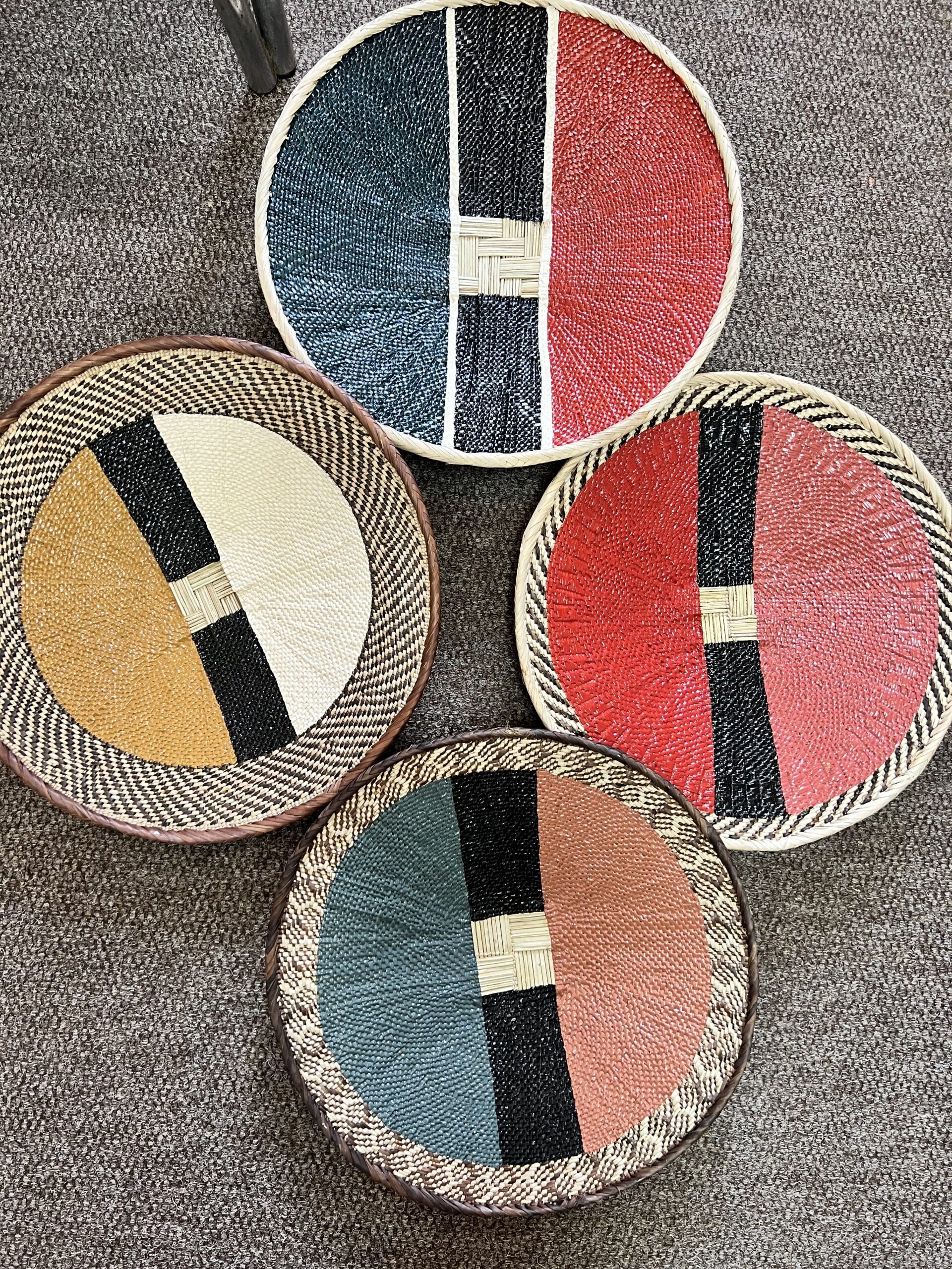 Painted Binga Baskets - W E E V